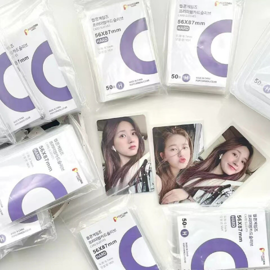 popcorn sleeves Postcard Sleeves Holographic Card Sleeves Colored ...