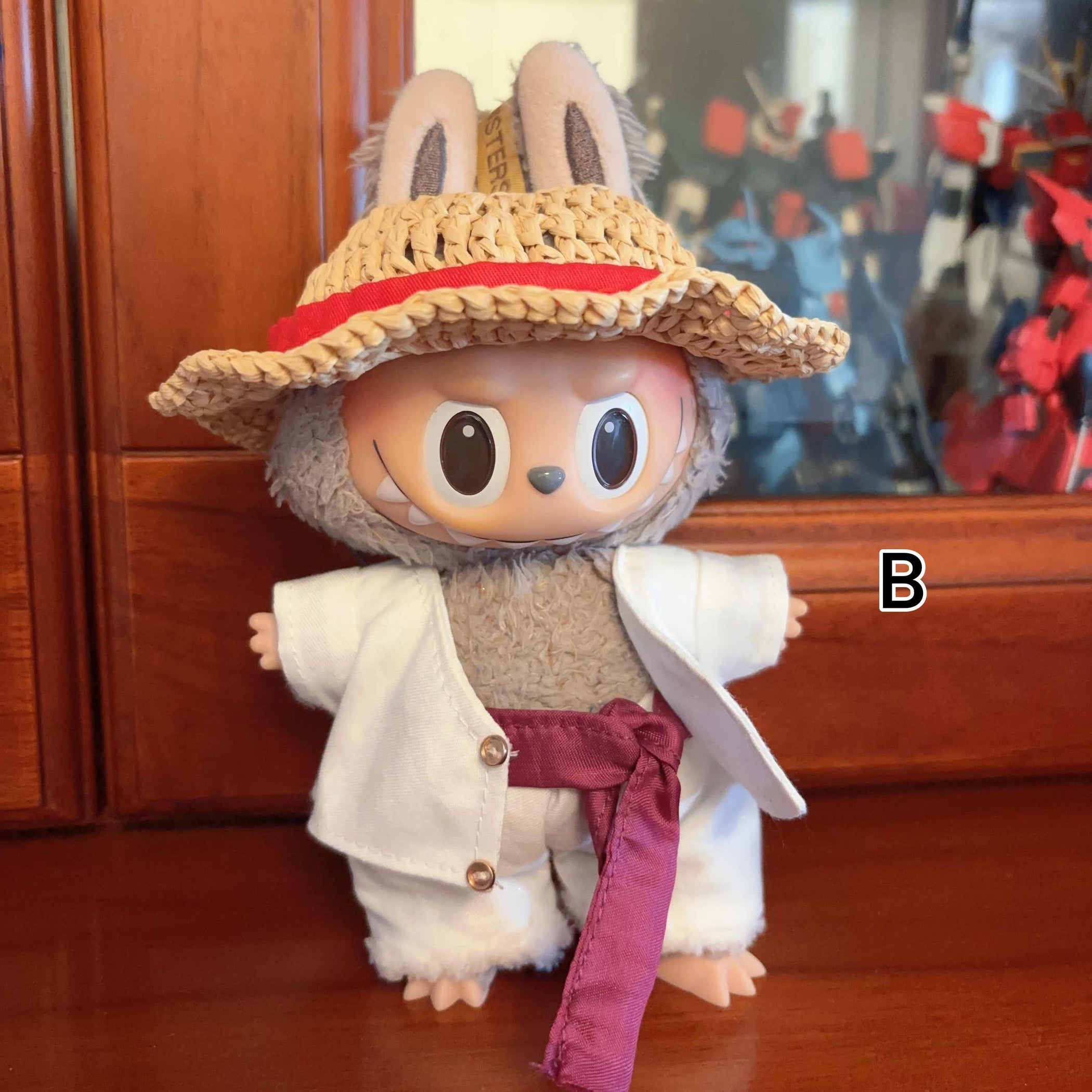 Labubu Luffy Gear 5 Clothes One Piece Costume Outfit Set – PopMoco